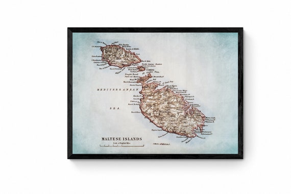 Maltese Islands Map