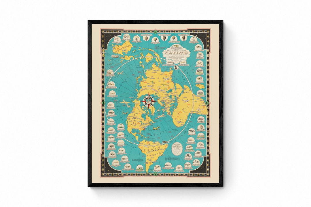 The Story Map of Flying Being a Chronicle of Man's Conquest of the Air ...