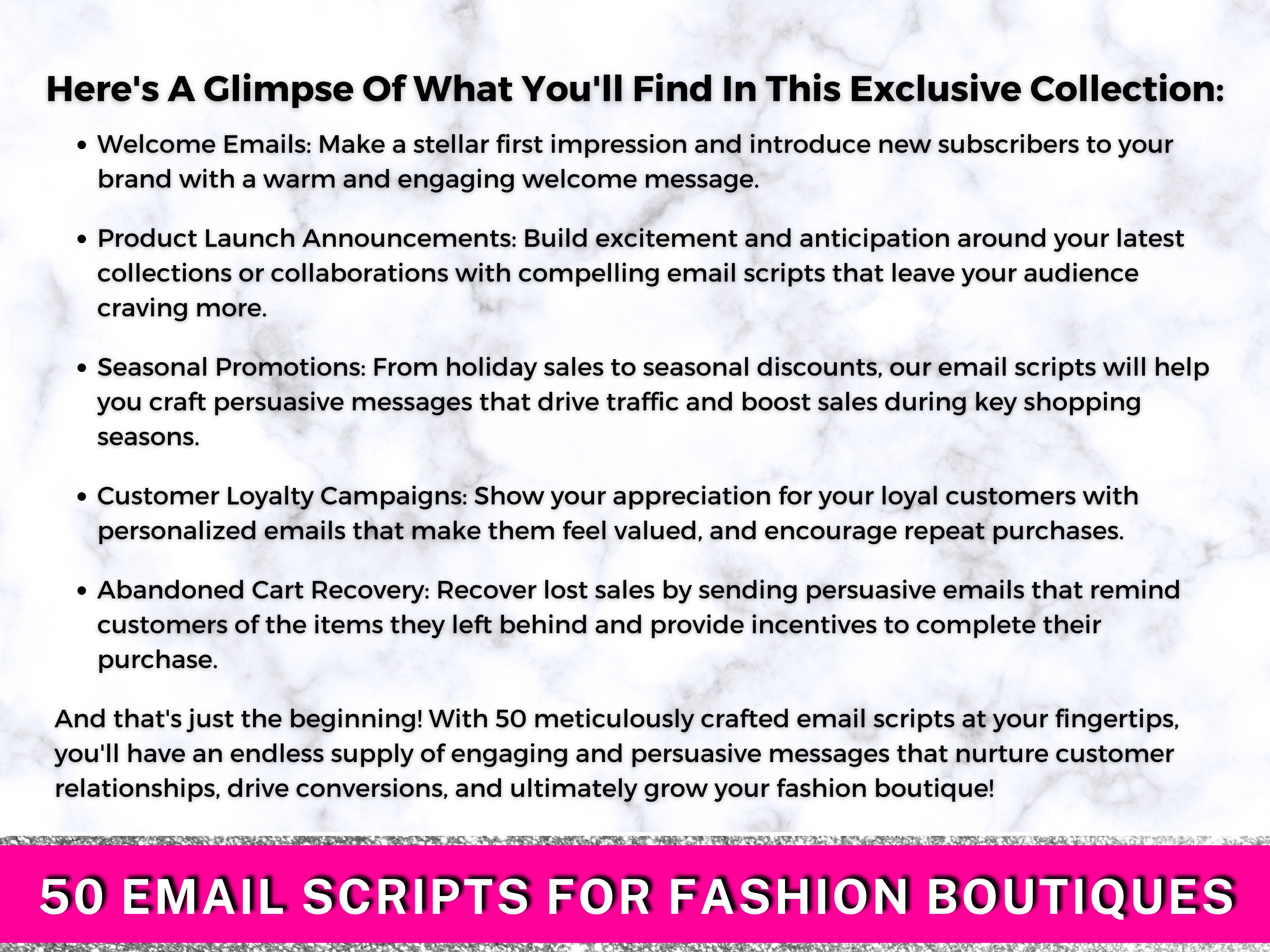 50 Email Scripts for A Fashion Boutiques, Online Fashion Boutique ...