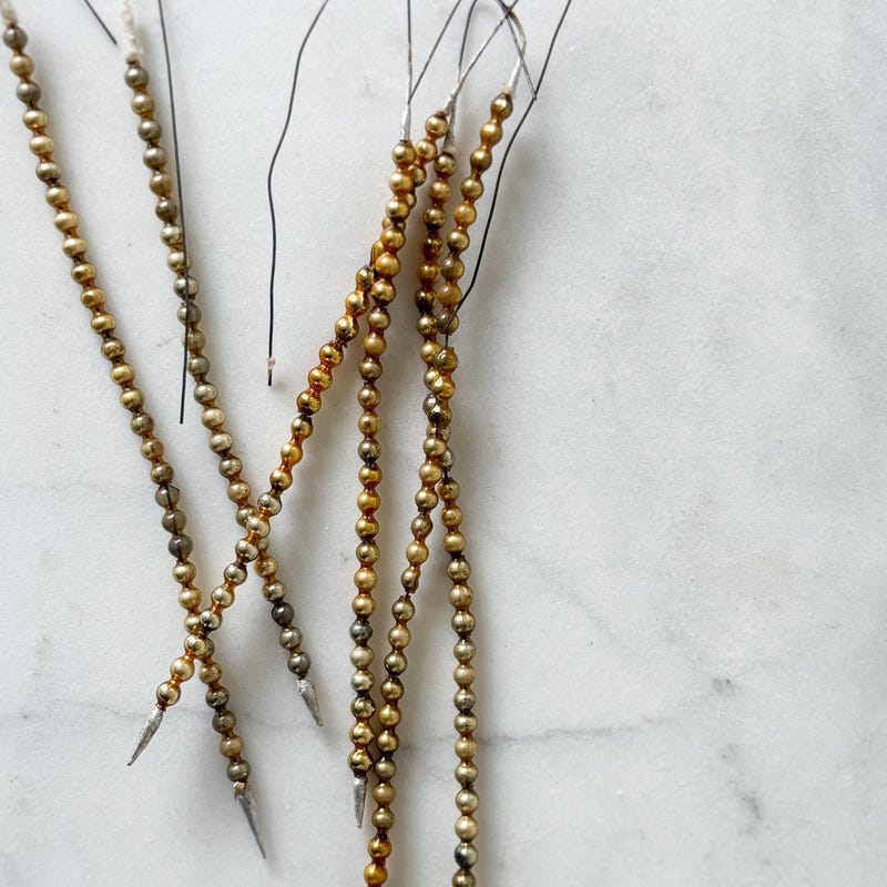 Gold Mercury Icicle - Etsy