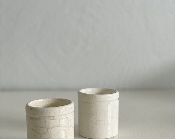 Vintage Petite Ironstone Pot Duo - Etsy