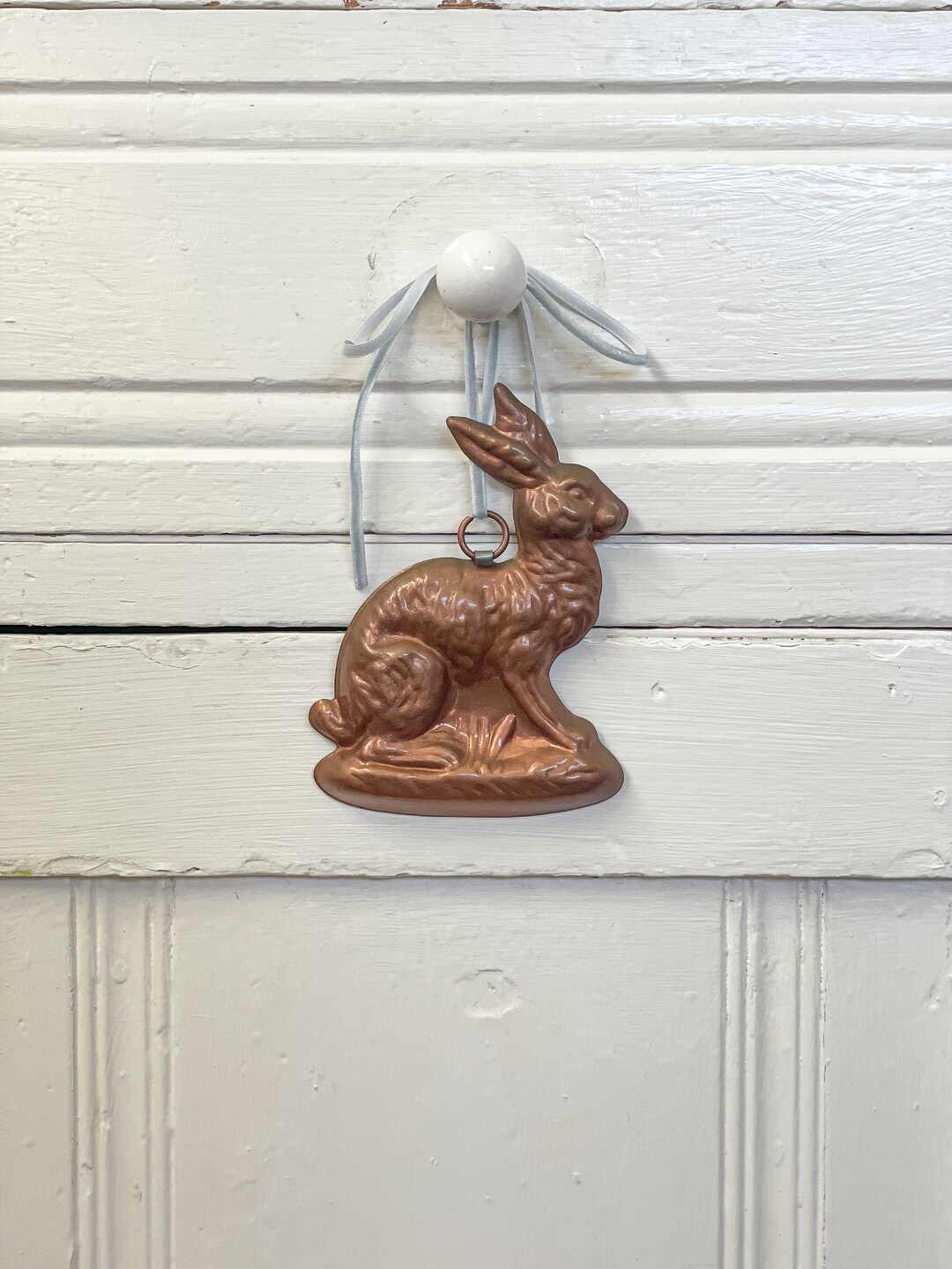 Vintage Copper Bunny Rabbit Mold - Etsy
