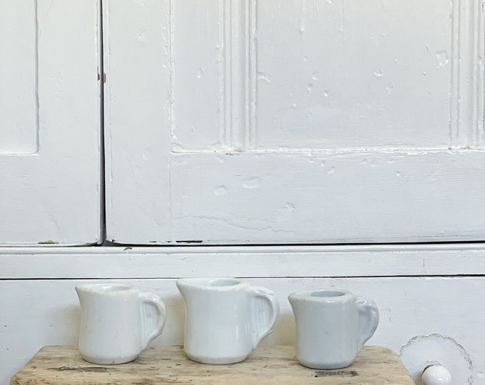 Ironstone Elephant Ear Creamer Trio - Etsy