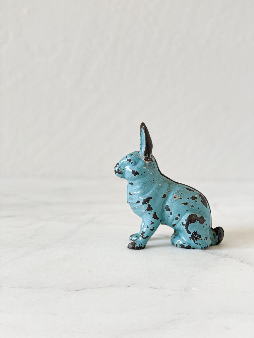 Chippy Blue Piggy Bank Bunny Rabbit - Etsy
