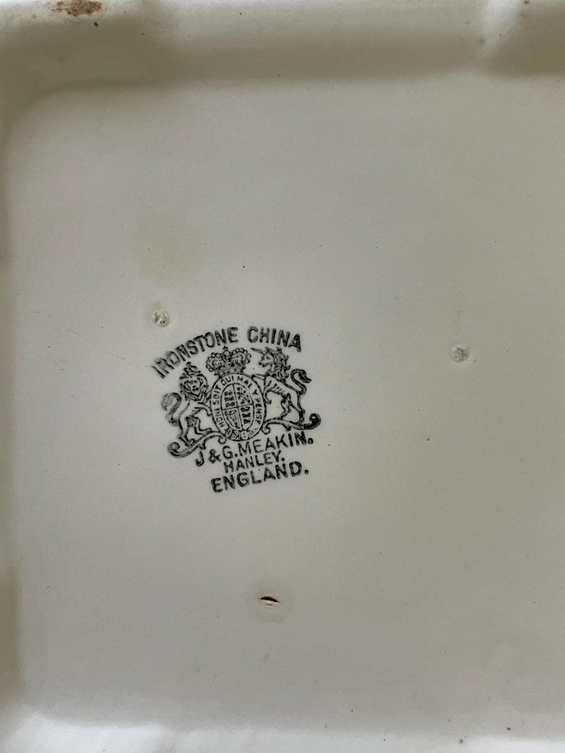 Ironstone Lady Finger Bowl - Etsy