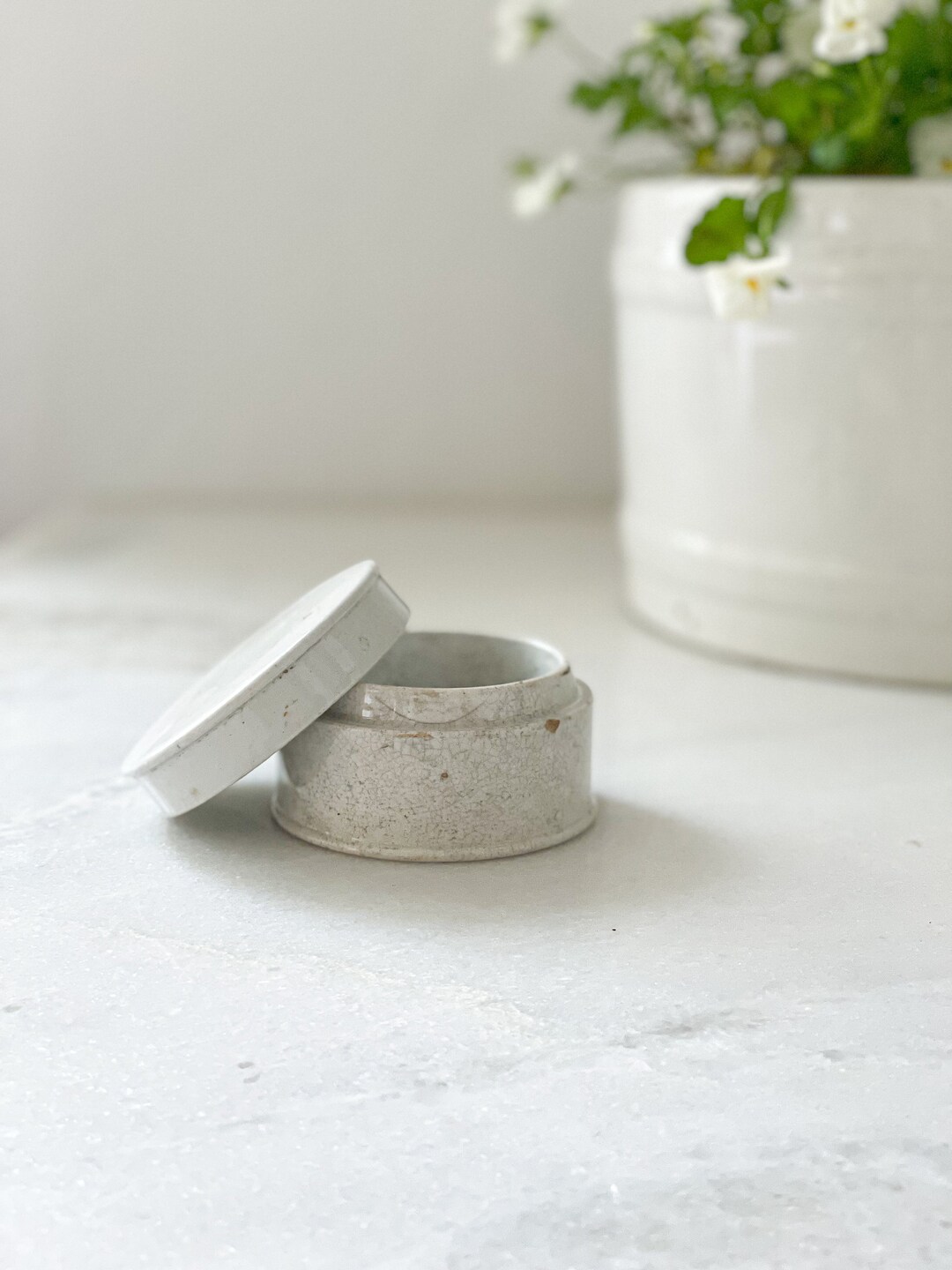 Vintage English Paste Pot - Etsy