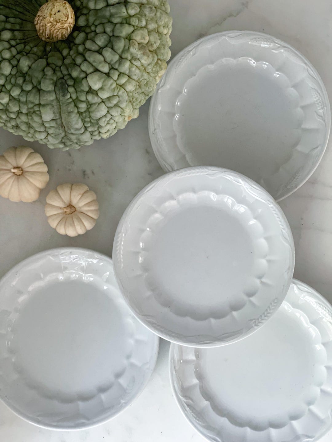 Vintage Ironstone Wheat Pattern Plates Set of 4 - Etsy