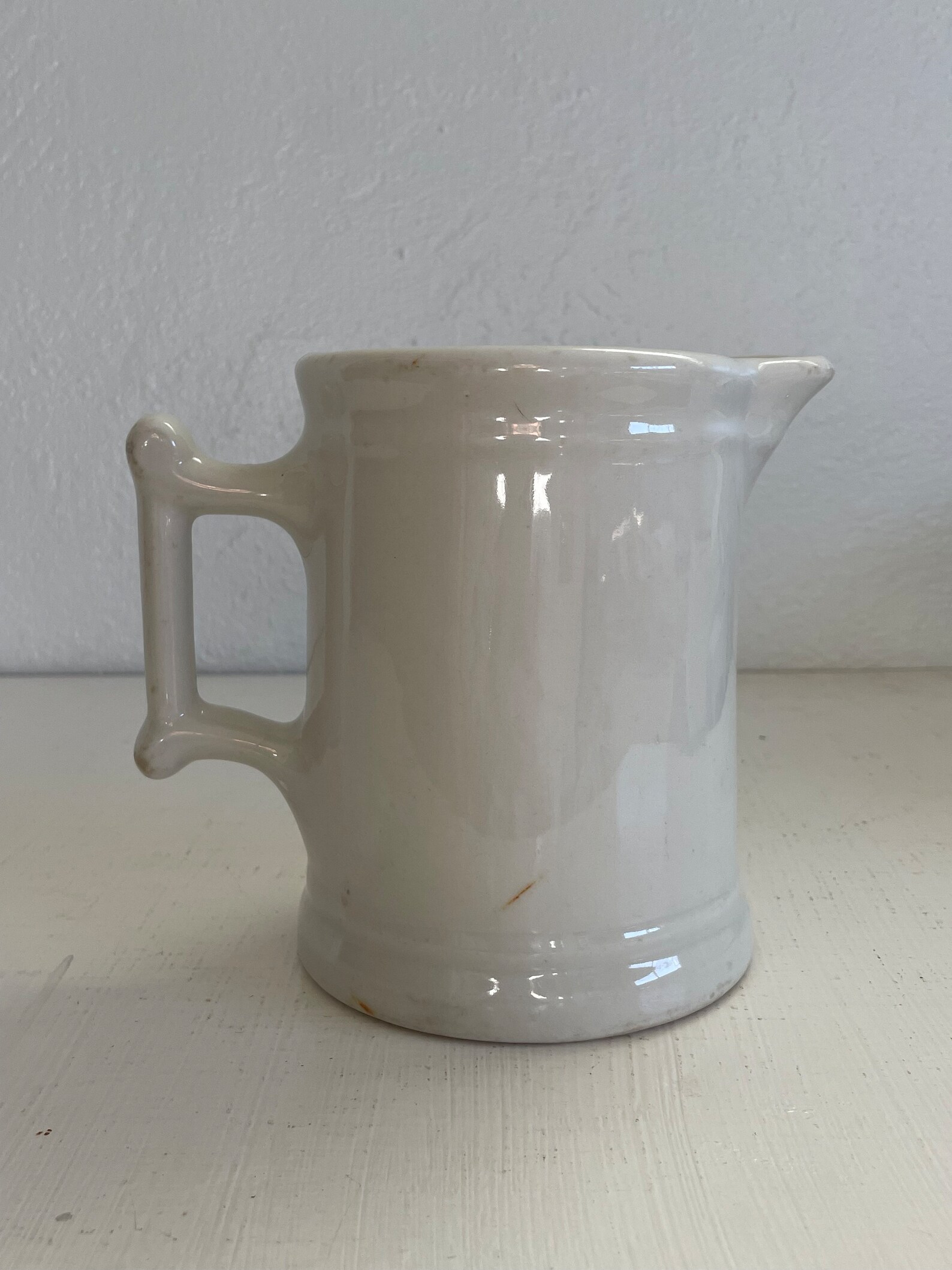 Vintage Ironstone Milk Water Pitcher - Etsy