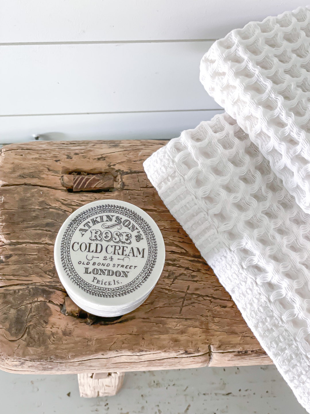 Vintage Rose Cold Cream Pot - Etsy