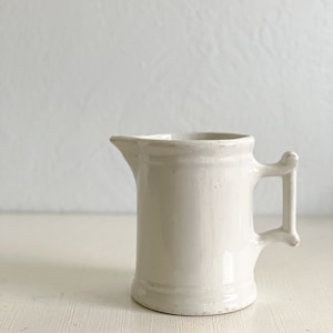 Vintage Ironstone Milk Water Pitcher - Etsy