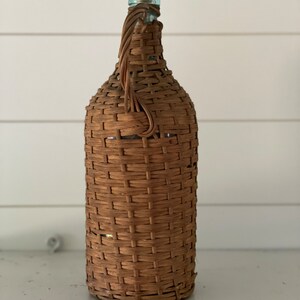 Vintage Wicker Demijohn - Etsy