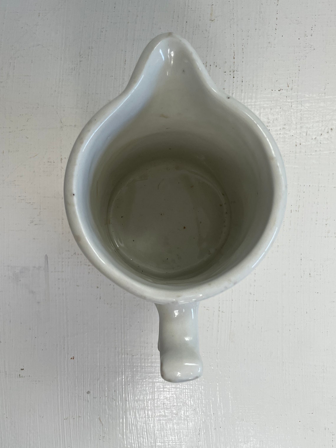 Vintage Ironstone Milk Water Pitcher - Etsy
