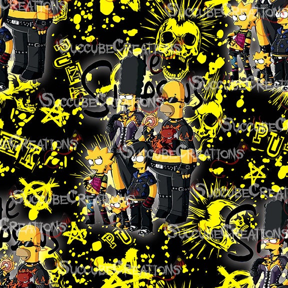 Goth the Simpsons - Etsy