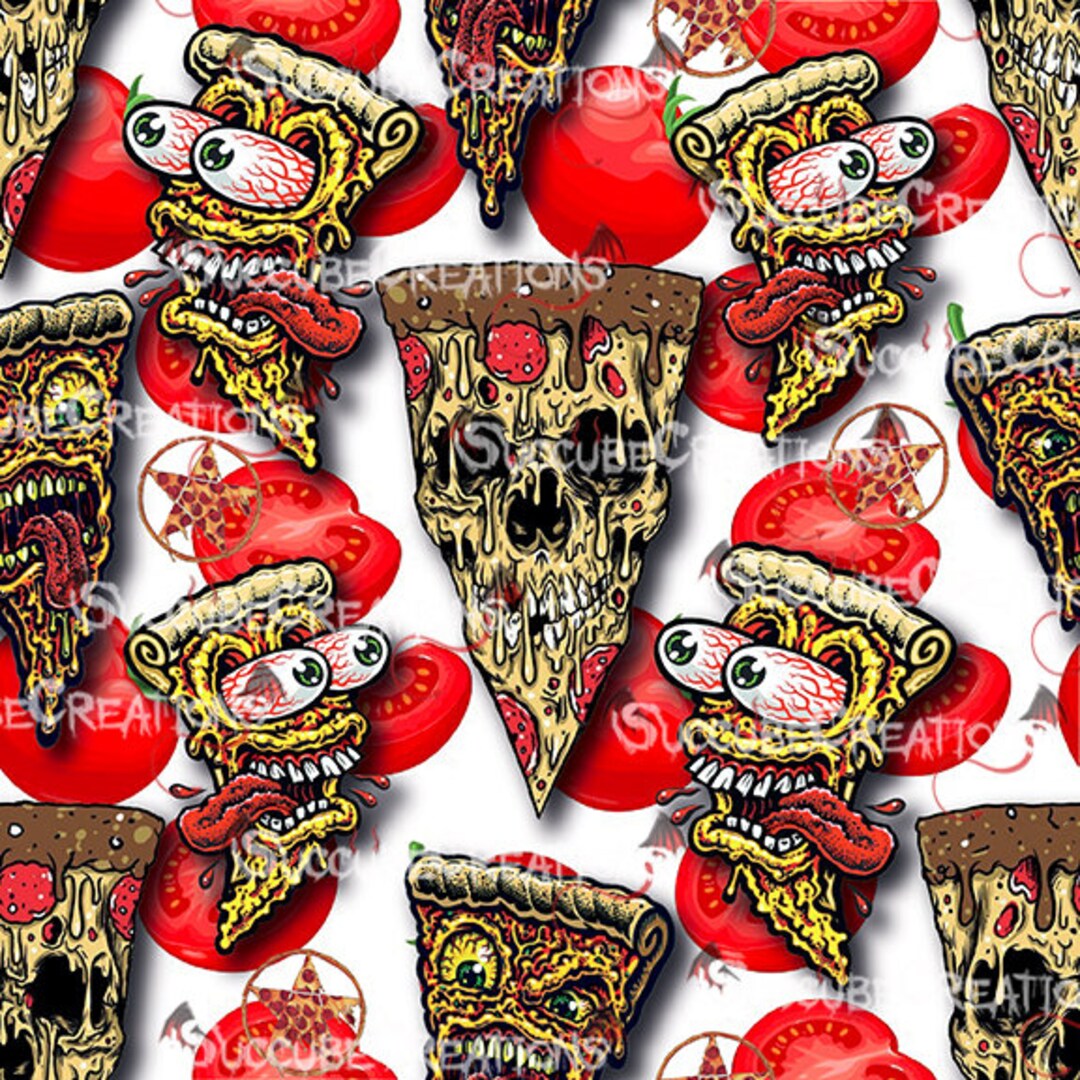 Death Pizza Seamless - Etsy