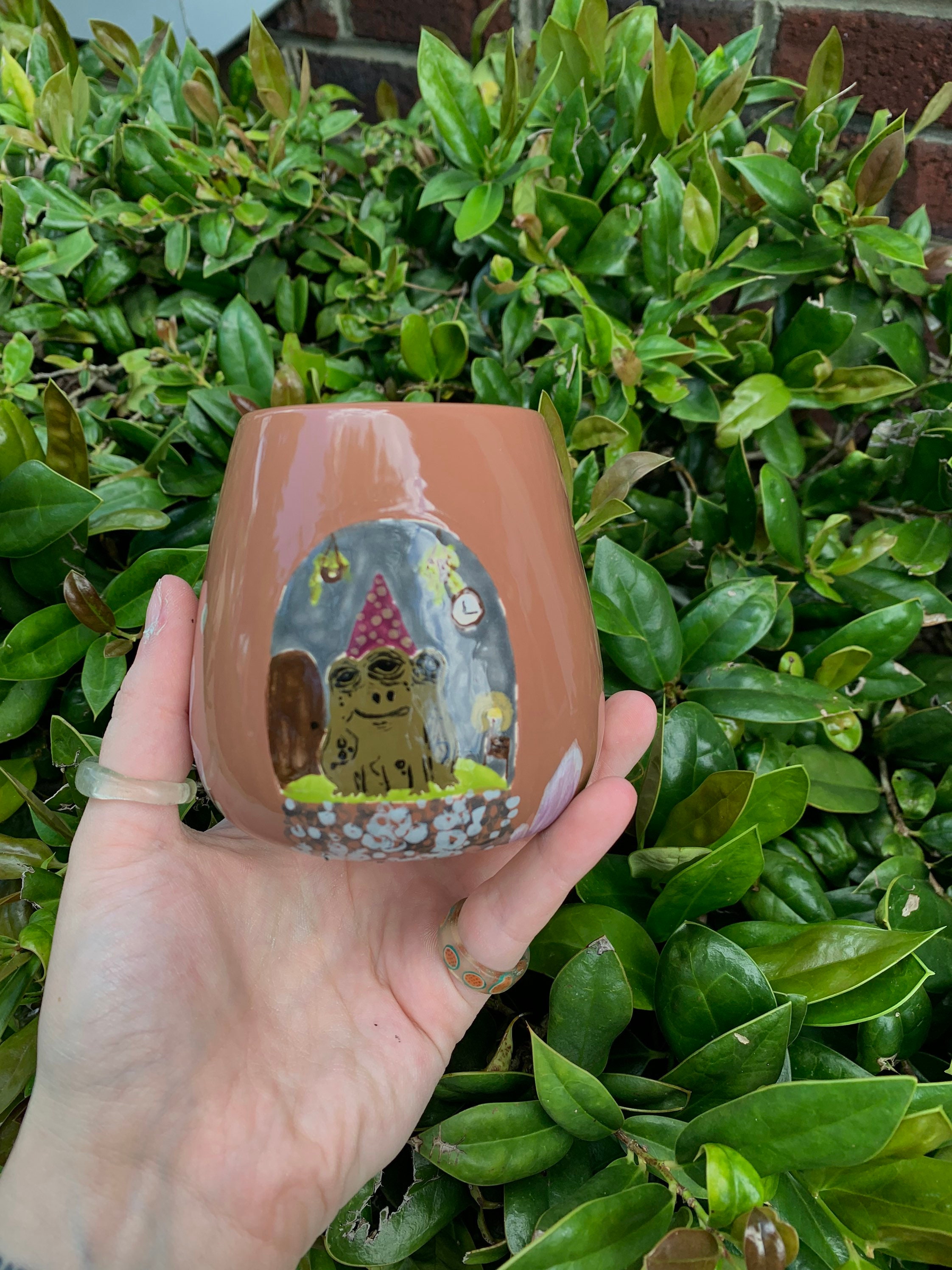 Taurus Wizard Frog Mushroom House - Etsy