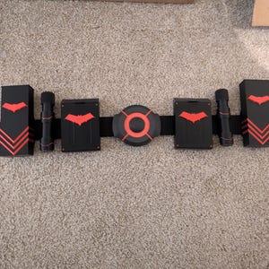 Red Hood Inspired Utility Belt - Etsy