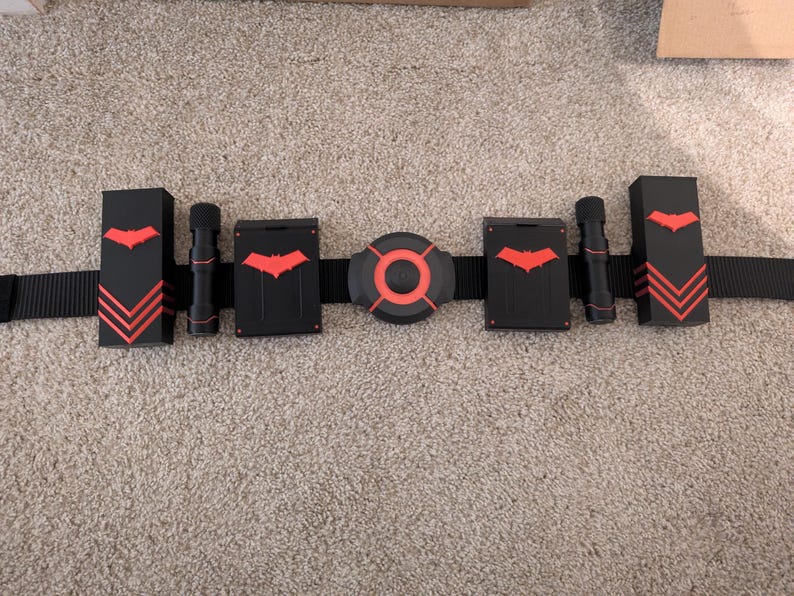Red Hood Inspired Utility Belt - Etsy
