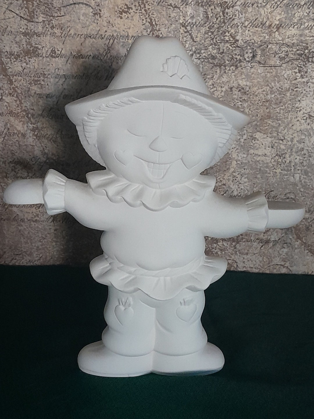 Ceramic Scarecrow Halloween Decor | Room Table Decoration | Ready to ...