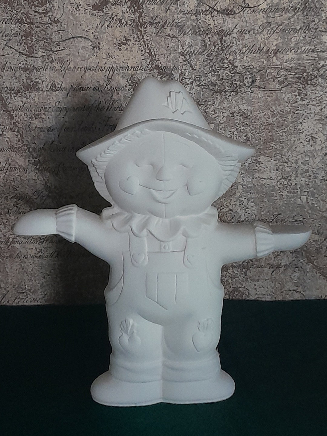 Ceramic Scarecrow Halloween Decor | Room Table Decoration | Ready to ...