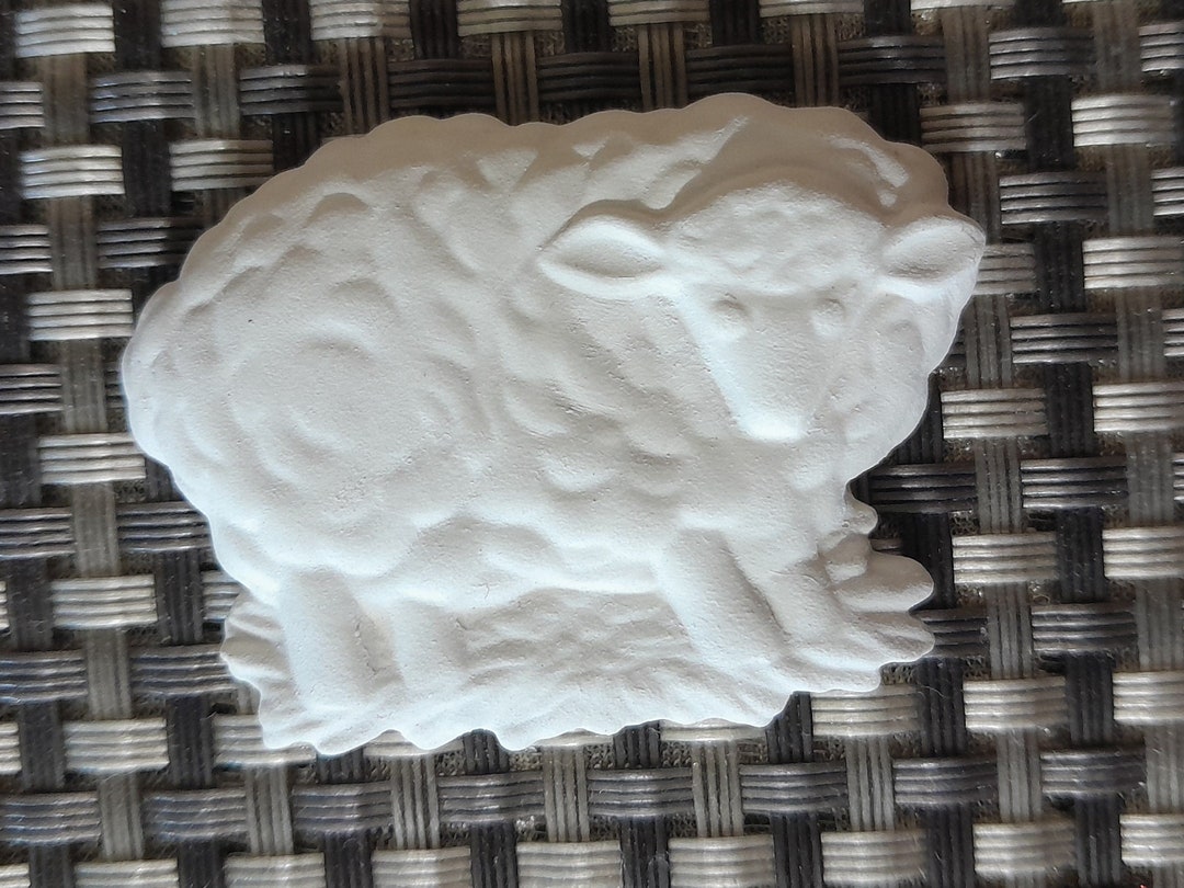 Sheep Magnet Farm Animal Gift Ceramic Bisque DIY Project Unpainted ...
