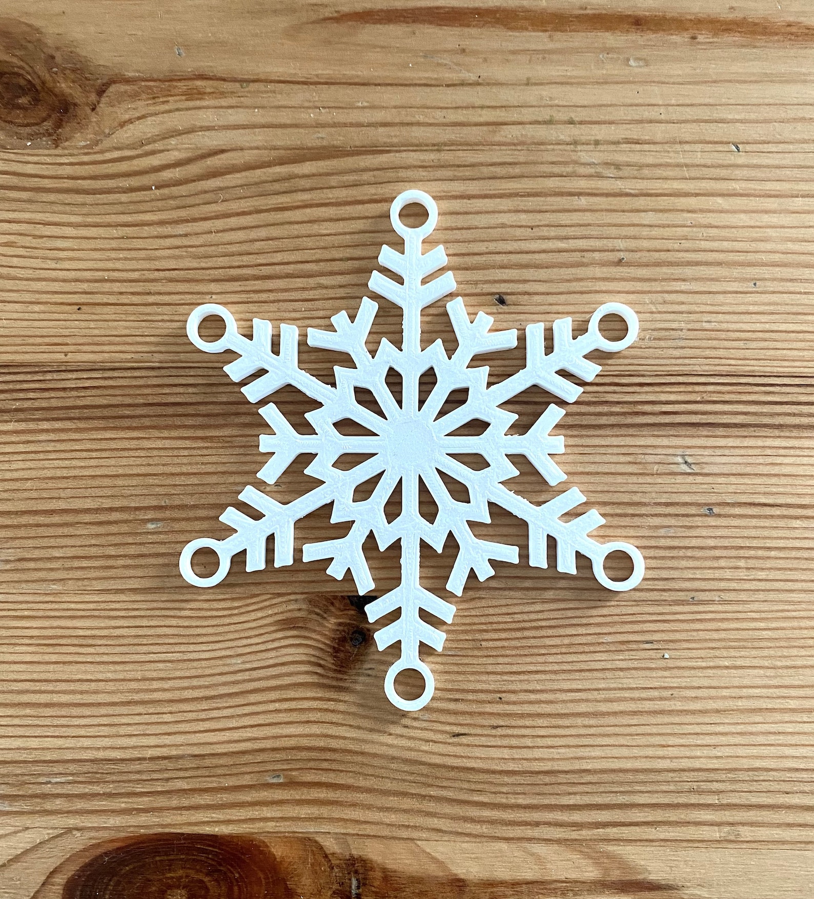 Snowflake | Christmas Tree | Ornament | 3d Printed | PLA - Etsy