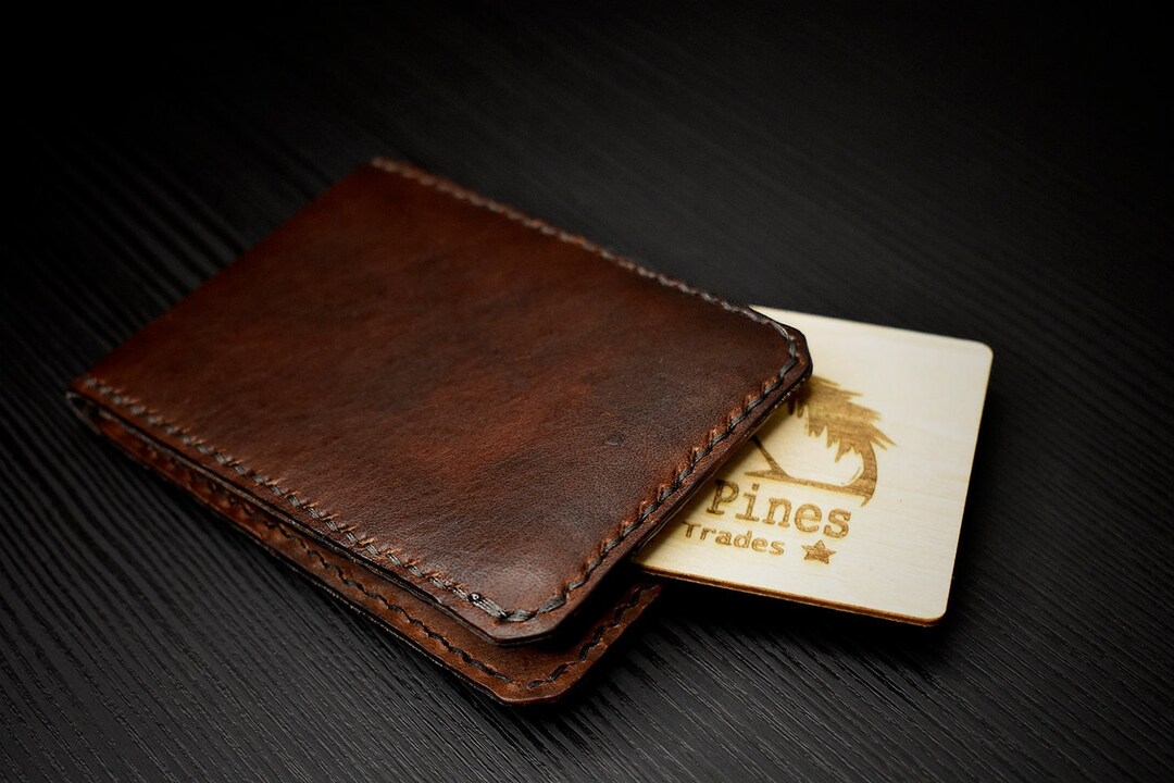 Rustic Handmade Long Bifold Wallet - Etsy