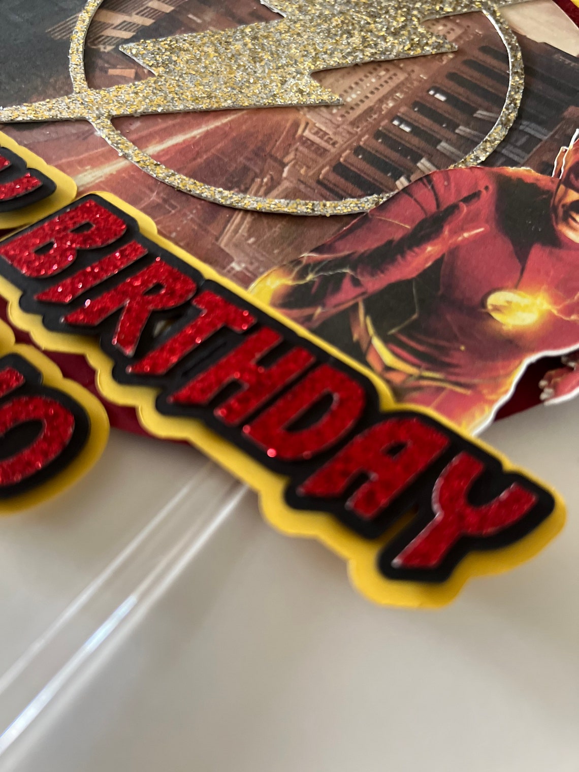 Flash Cake Topper - Etsy