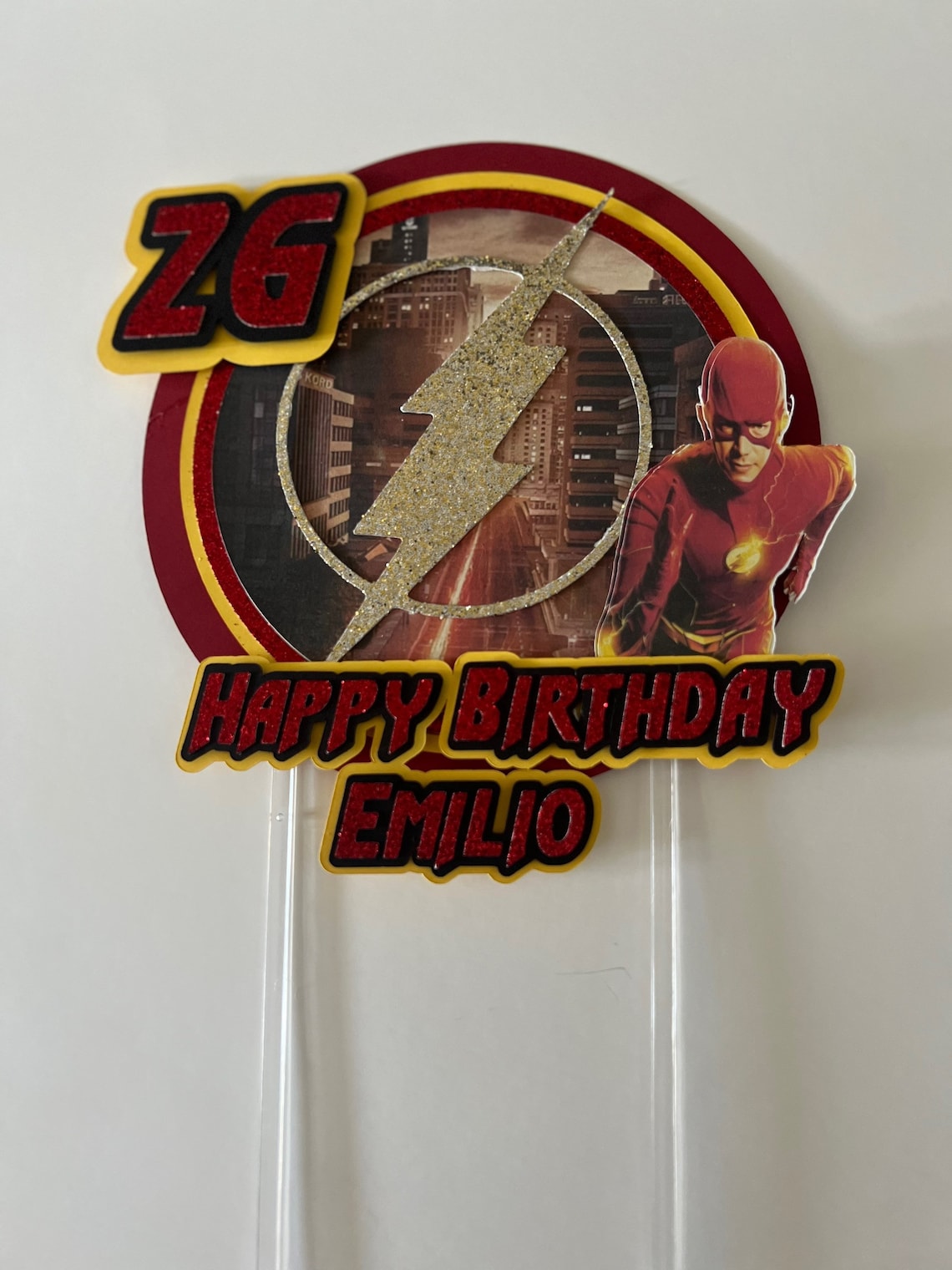 Flash Cake Topper - Etsy