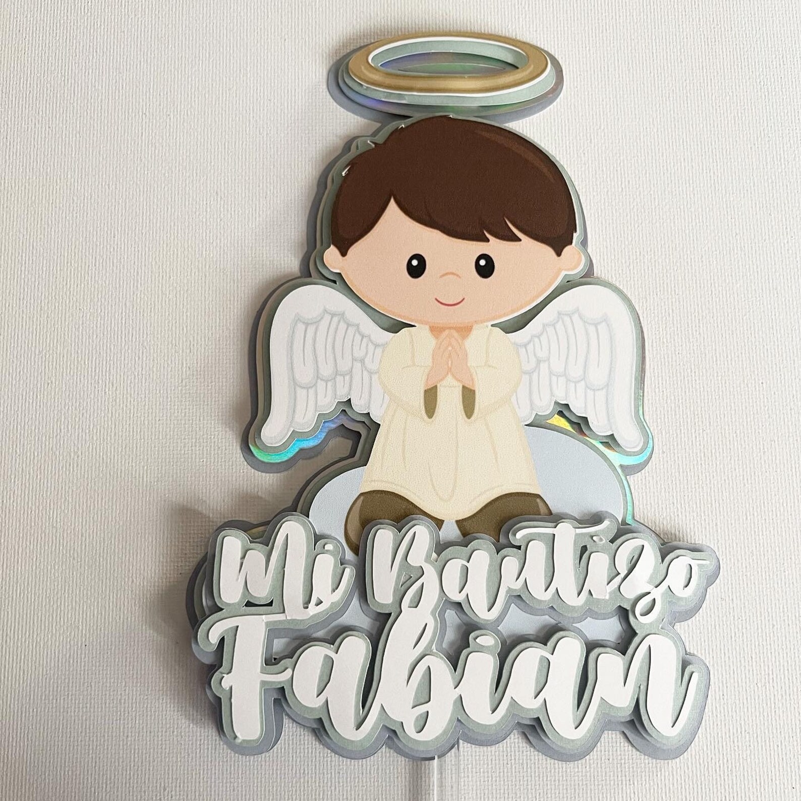 Mi Bautizo Cake Topper - Etsy