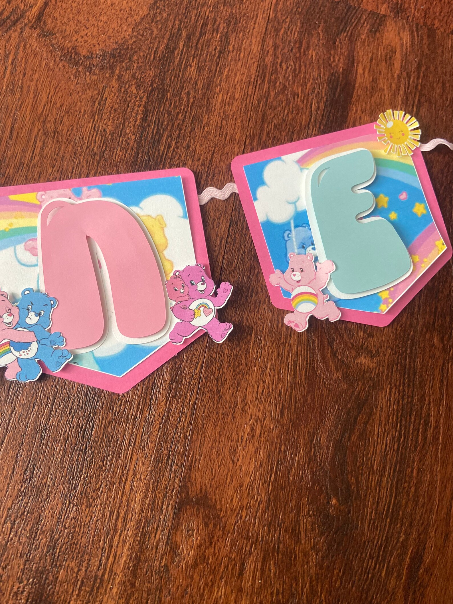 Care Bears Highchair Banner | Etsy