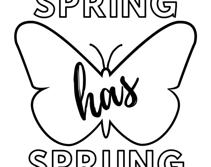 10 Simple Spring Coloring Pages for Kids Spring Coloring Pages, Spring ...