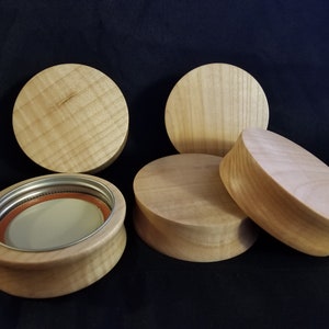 Wooden Mason Jar Lid - Etsy