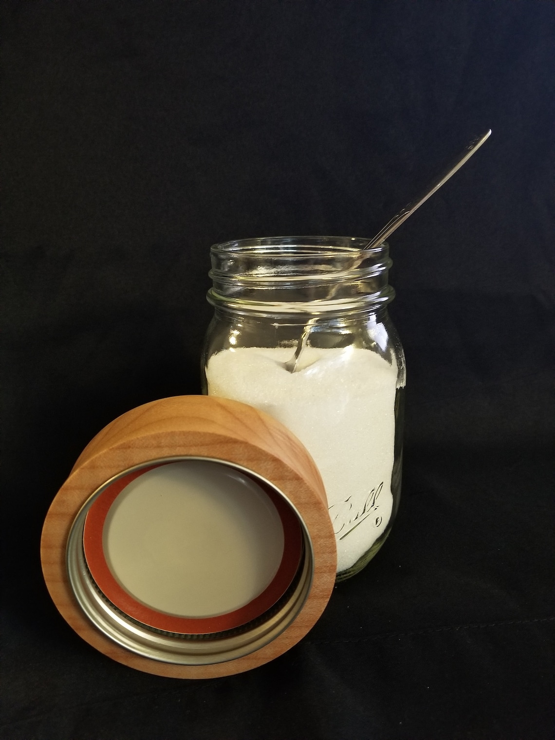 Wooden Mason Jar Lid - Etsy