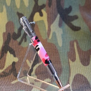 Pink Camouflage Acrylic 30 Caliber Bolt Action Gun Metal Pen - Etsy