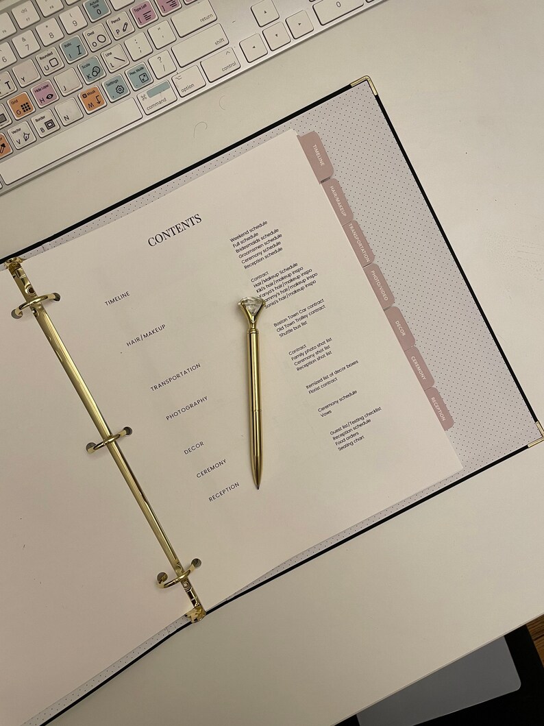 The Ultimate Wedding Day Binder Canva Template Old Version Etsy Australia