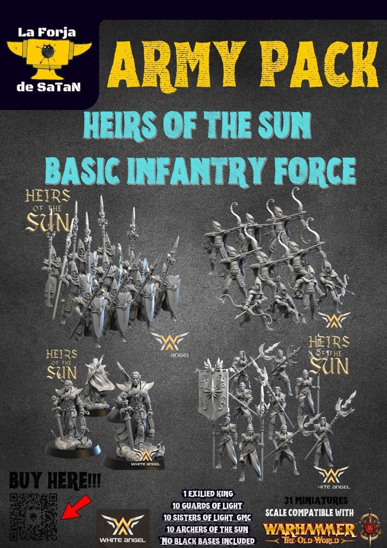 Army Pack High Elves Basic Infantry Force - Etsy