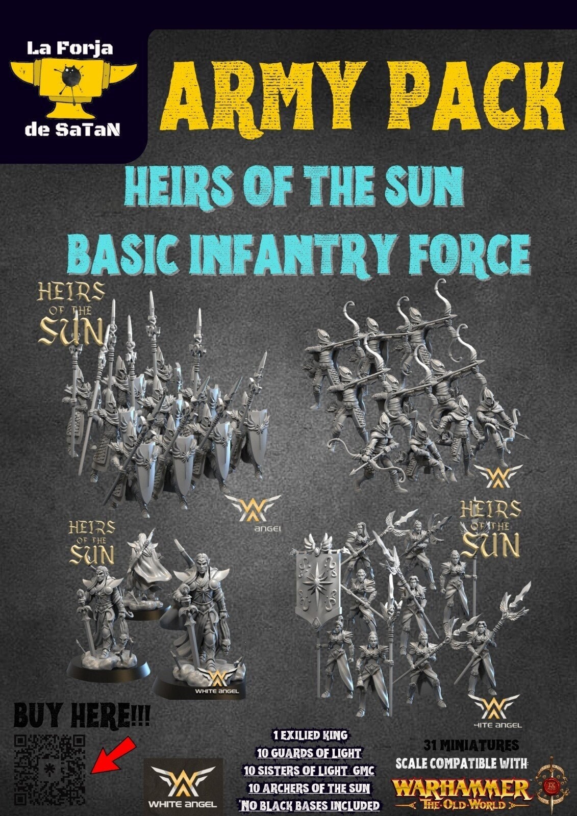 Army Pack High Elves Basic Infantry Force - Etsy