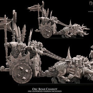 Orc Chariot With Dwarf the Old World - Etsy