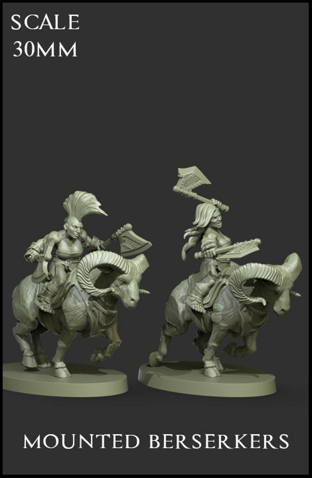 Mounted Bersekers Dwarf Mounted Slayers - Etsy Ireland