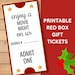 Printable Redbox Certificate, Redbox Gift Card, Teacher Appreciation ...