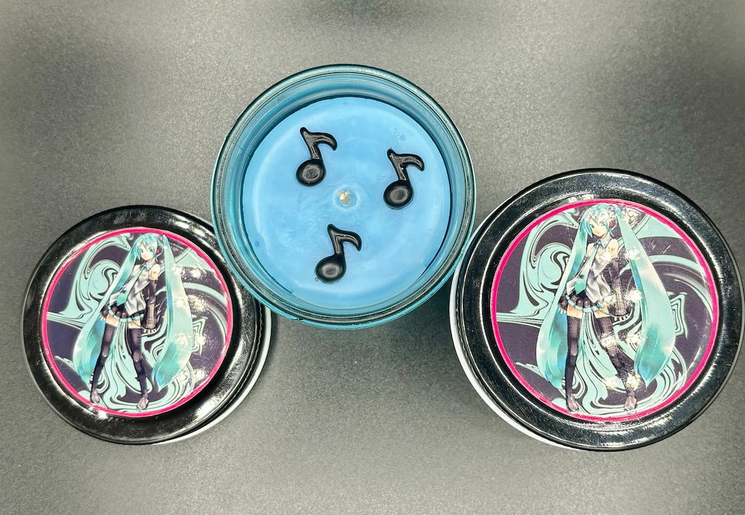 Digital Diva Candle | 4 Oz Glass Candle| Miku - Etsy