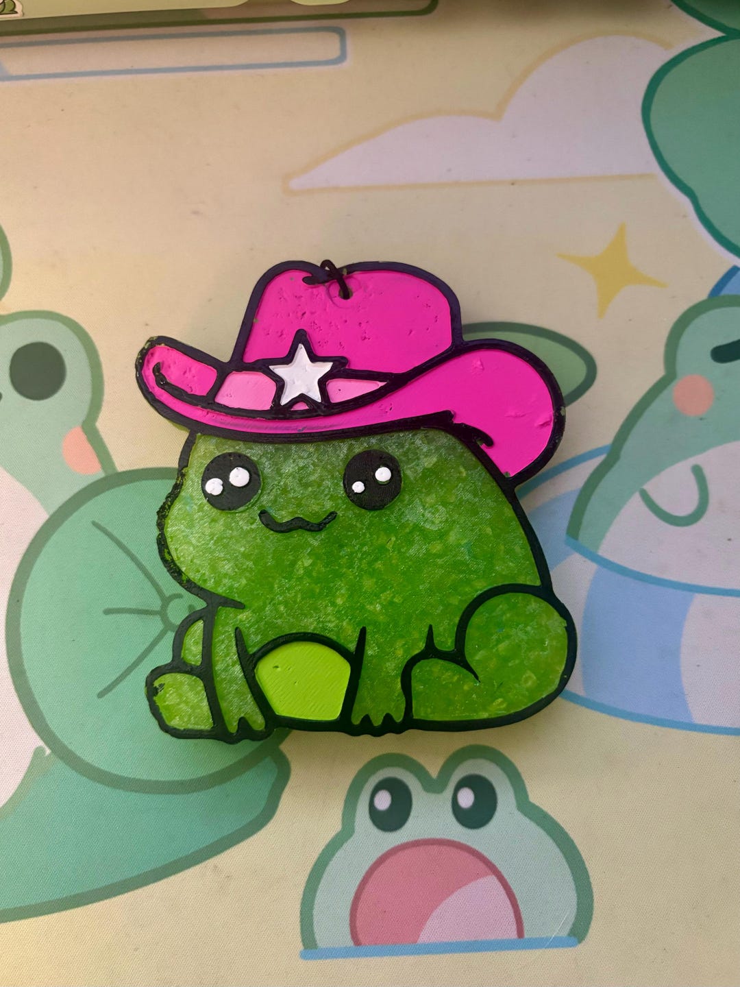 Cowboy Frog Freshie - Etsy