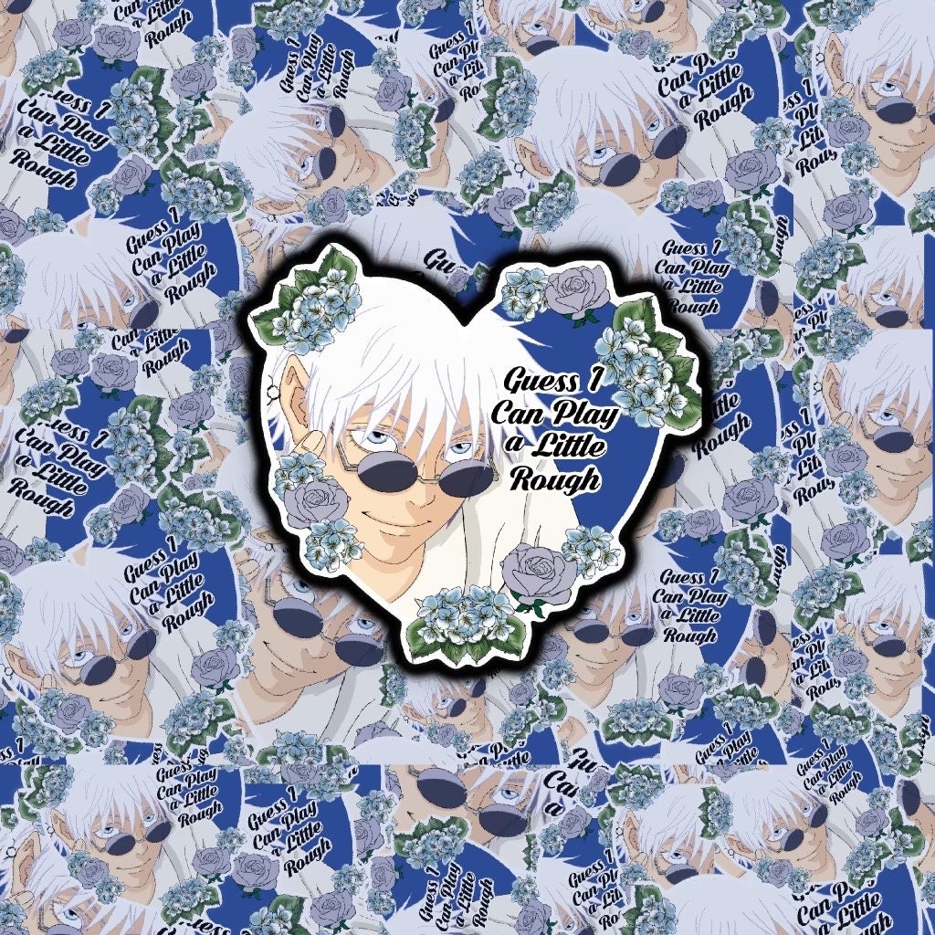 Holographic Anime Heart Stickers - Etsy