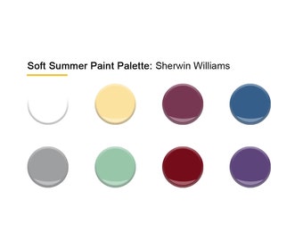 Sherwin-williams Soft Summer Color Palette, 12 Colorful Sherwin ...