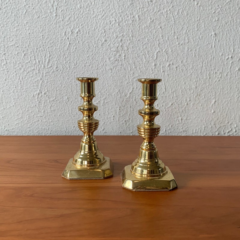 Baldwin Brass Candlesticks - Etsy