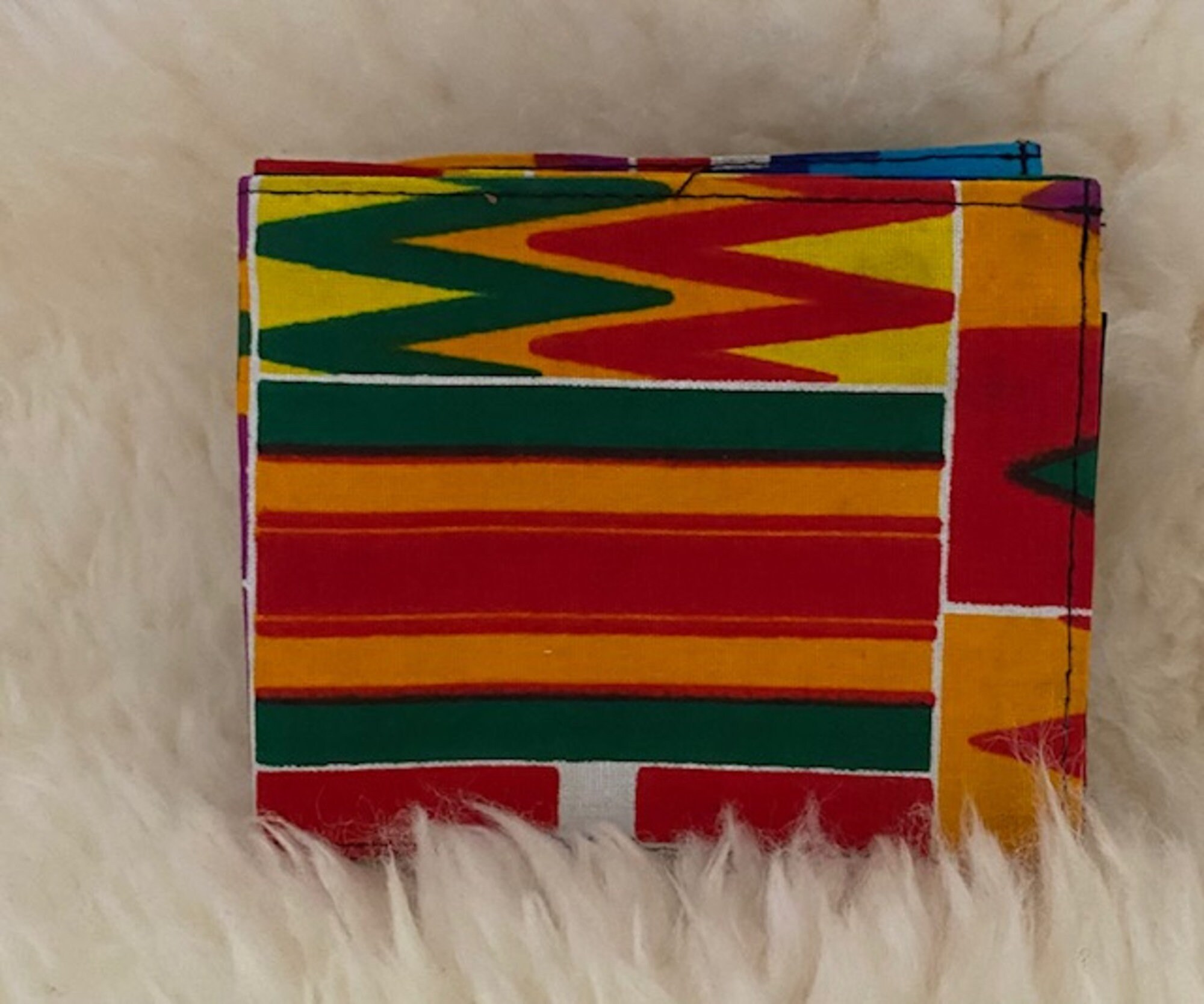 African Pint Wallet, Fabric Wallet, African Bifold Wallet, Ankara ...