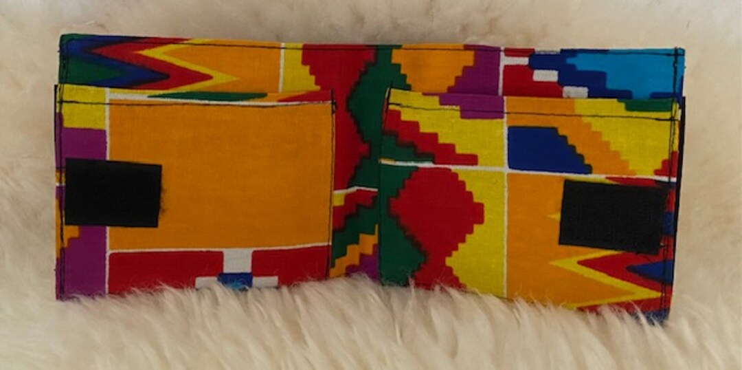African Pint Wallet, Fabric Wallet, African Bifold Wallet, Ankara ...