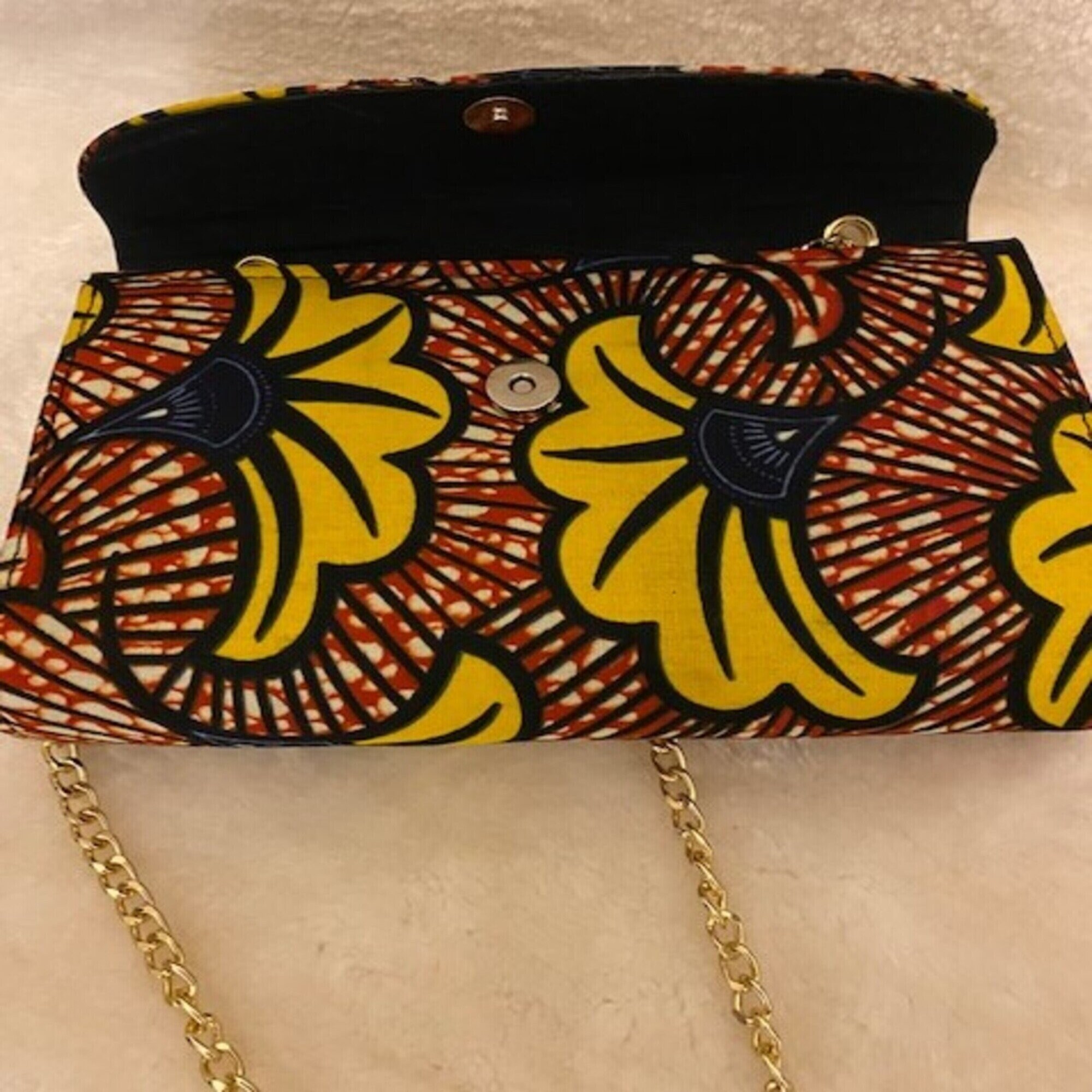 Stylish African Ankara Handbag Handmade African Print Handbag - Etsy