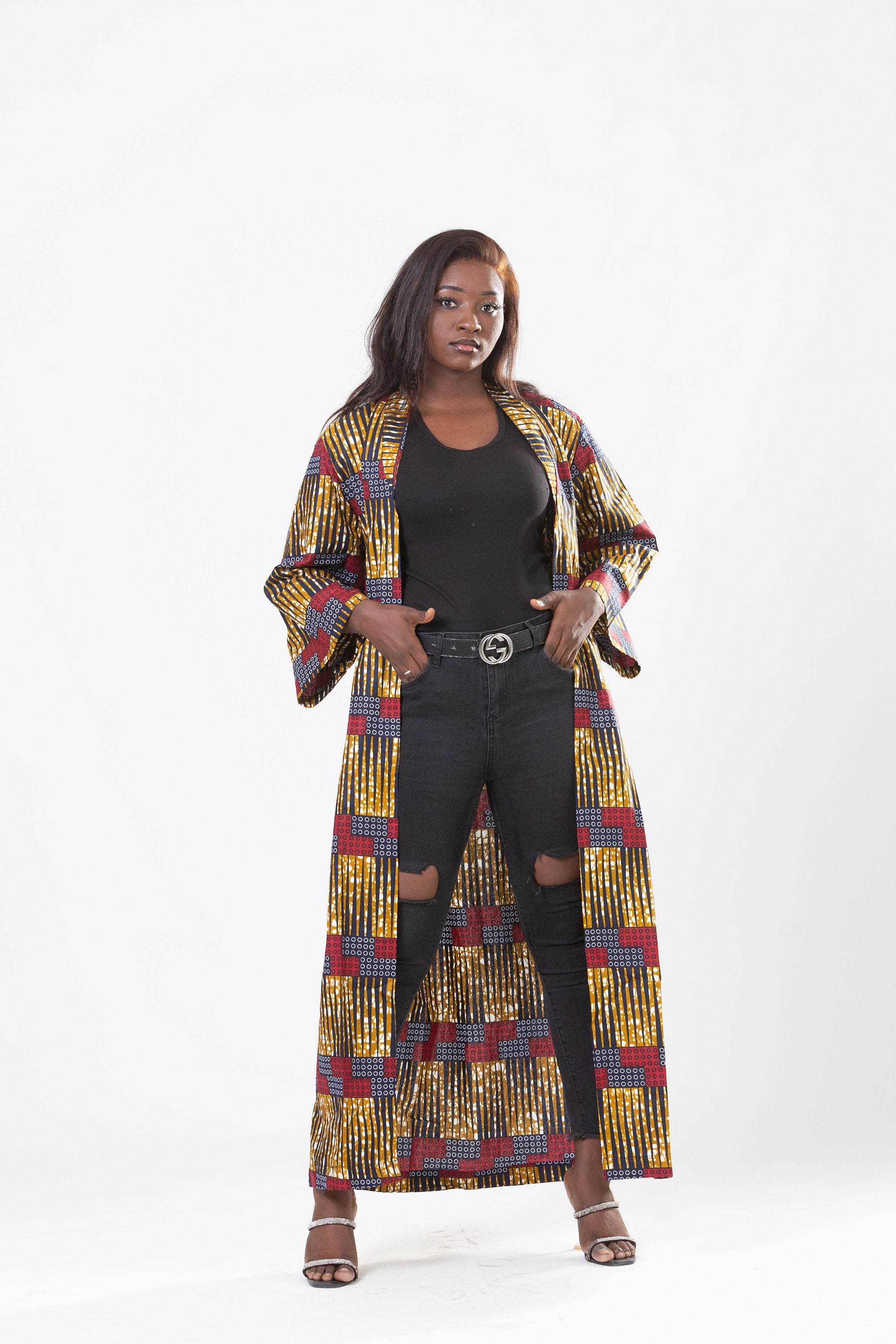 African Print Kimono - Etsy