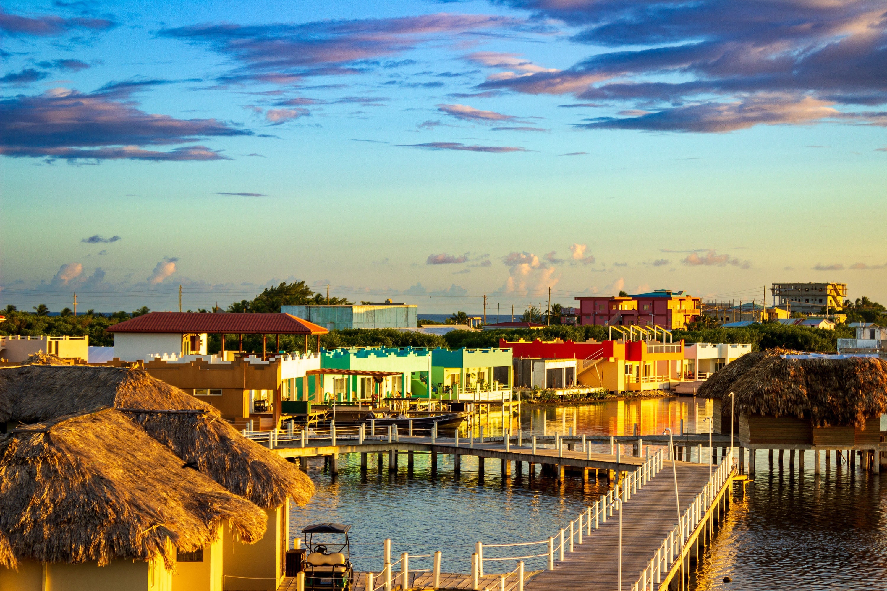 Wall Art, Over the Water, Belize, Sunset, Tropical, Travel, Home Decor ...